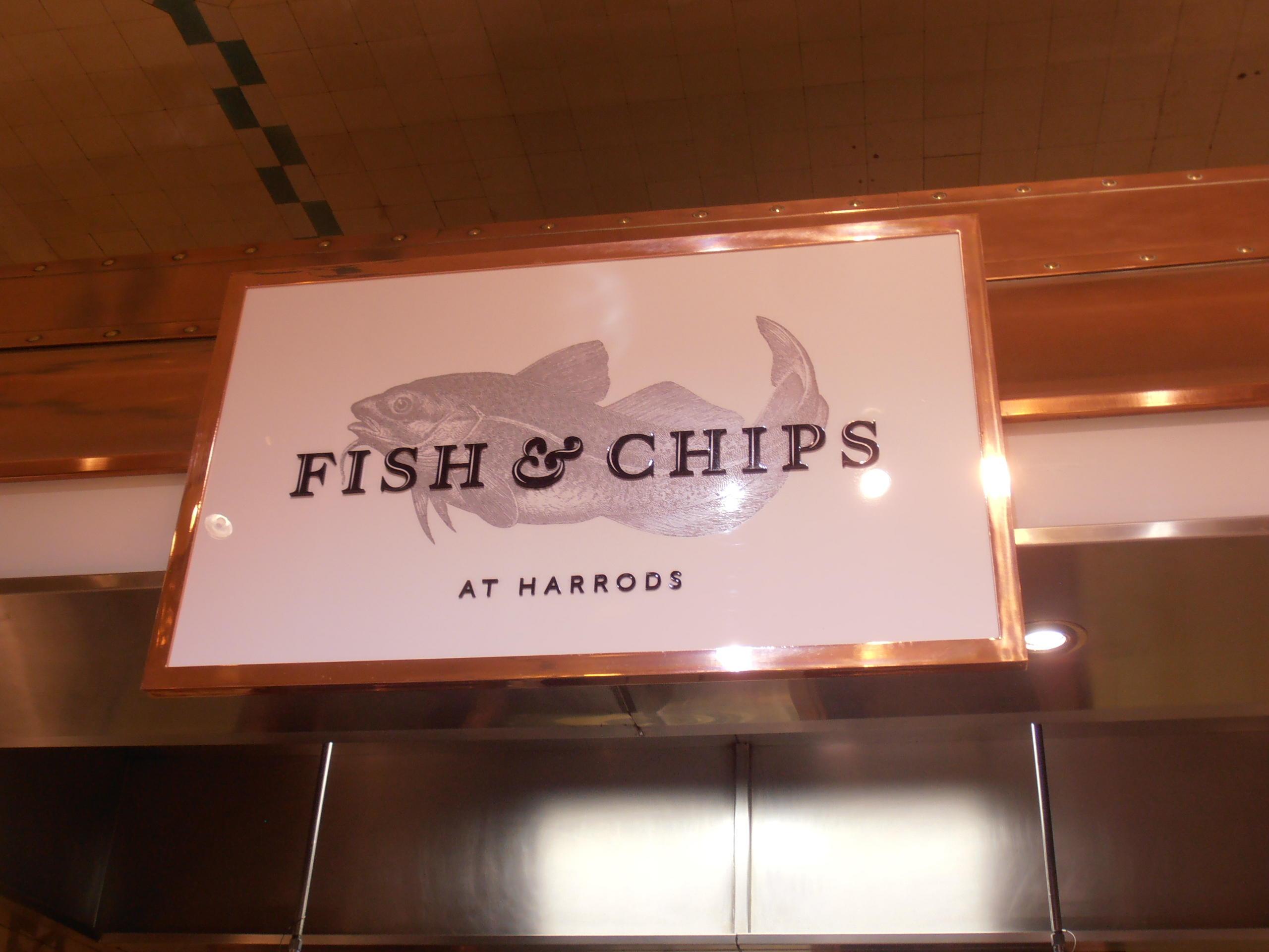 Fish and chips at Harrods – Families of Ireland